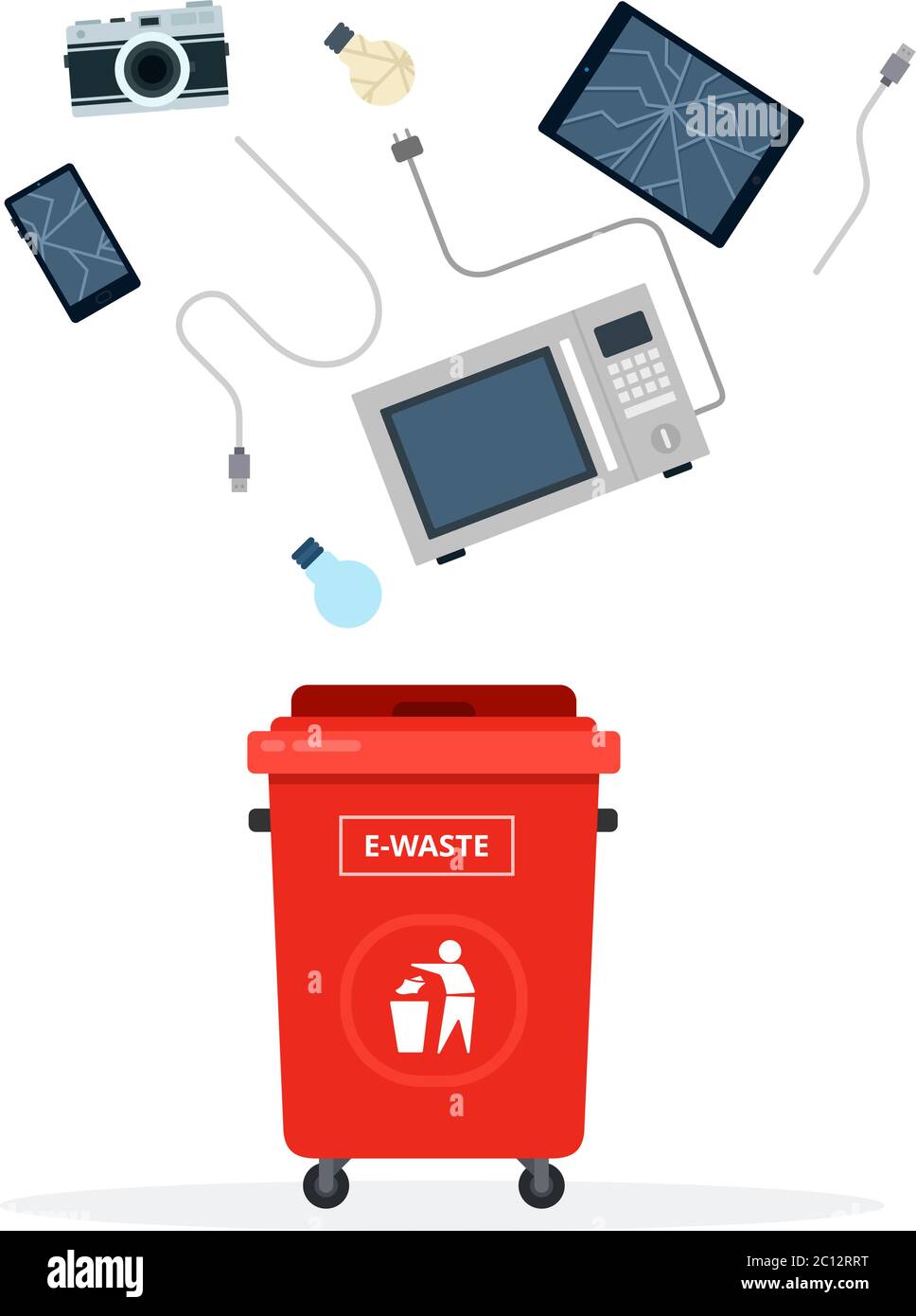 Waste appliances Stock Vector Images - Alamy