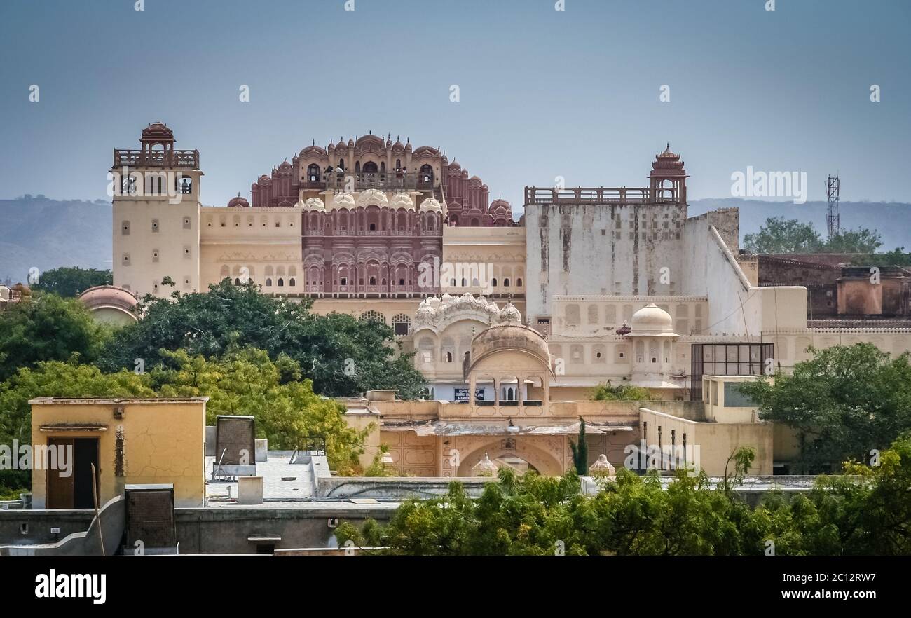 Hawa mahal jaipur sunset hi-res stock photography and images - Alamy