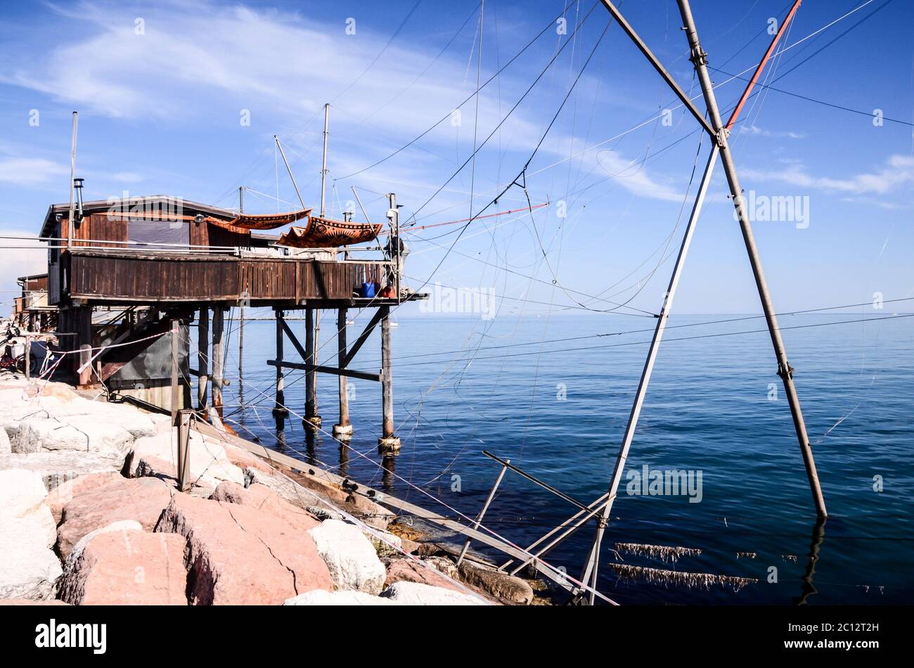 Traditional Fishing House Stock Photo - Alamy
