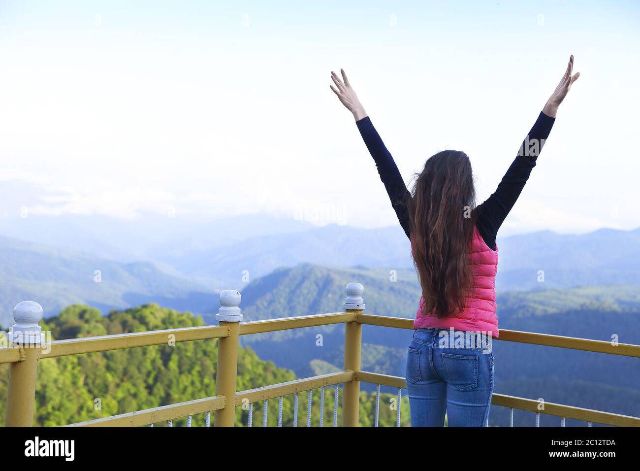 Standing observation platform hi-res stock photography and images - Alamy
