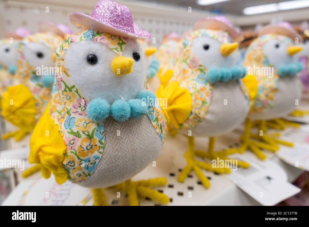 Easter Chick Display at Kmart, NYC, USA Stock Photo - Alamy