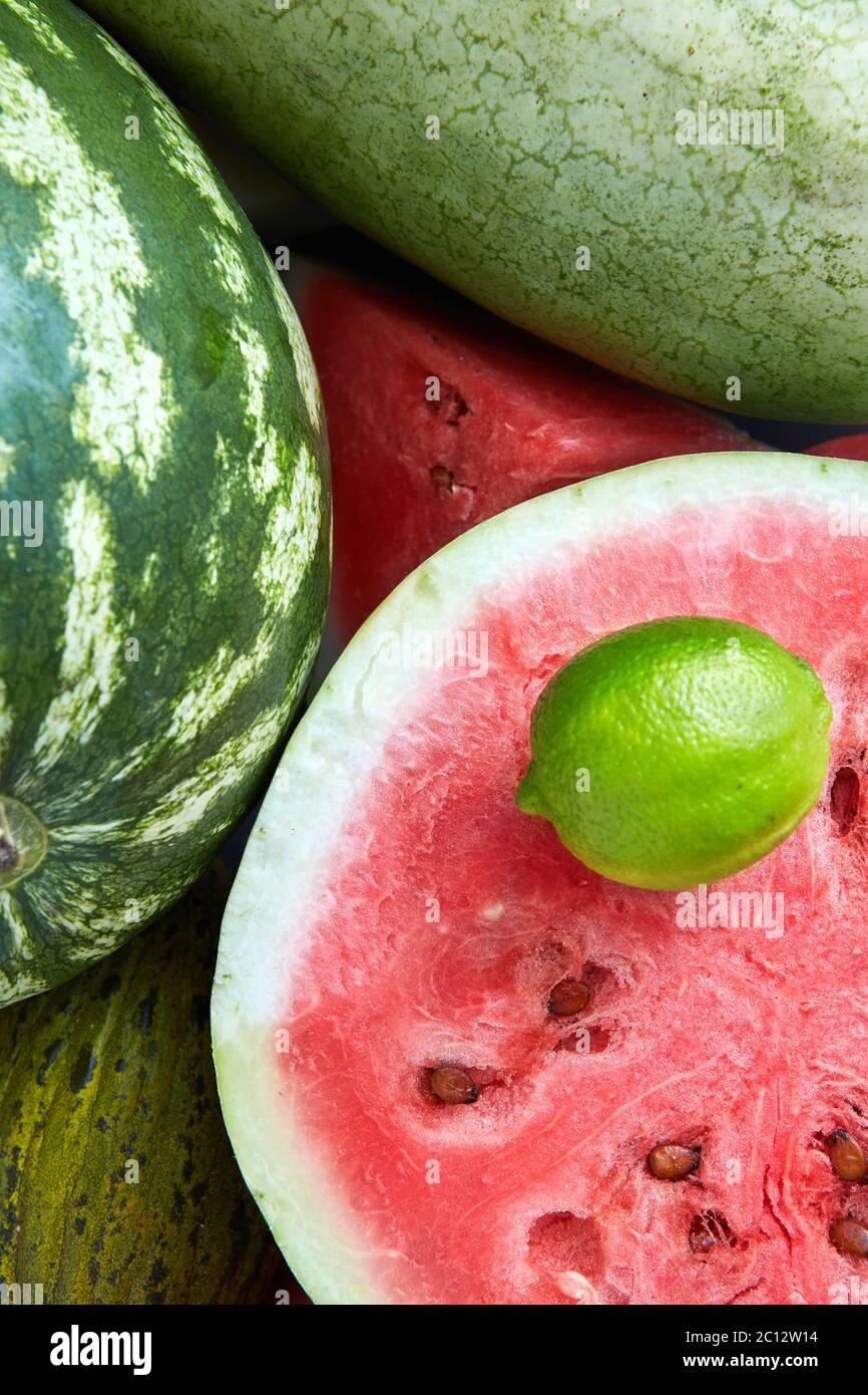 Delicious refreshing watermelon lime hi-res stock photography and ...