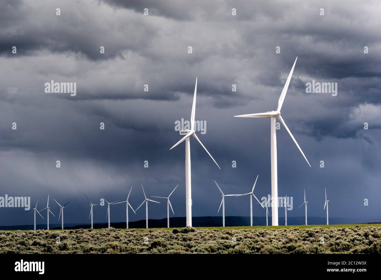Wind Turbine Wyoming High Resolution Stock Photography and Images - Alamy