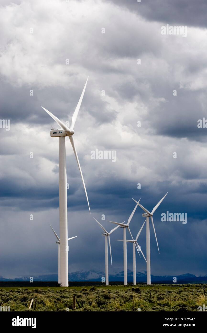 Wind Turbine Wyoming High Resolution Stock Photography and Images - Alamy