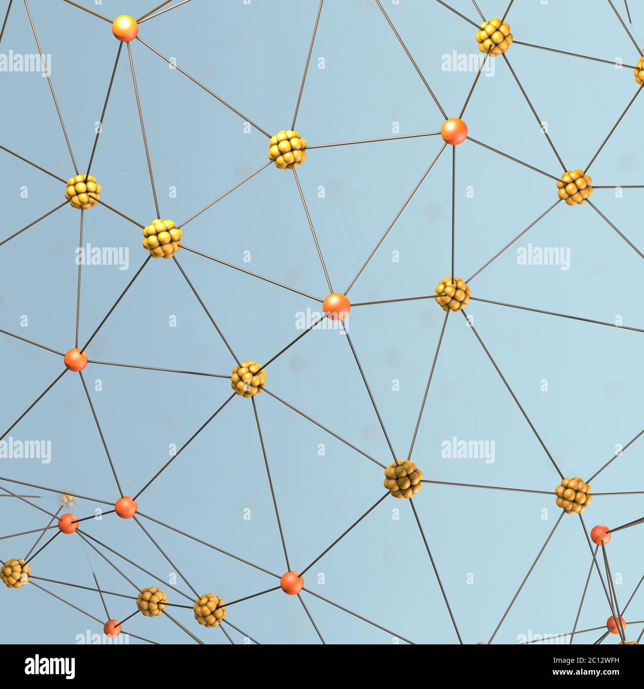 Moving connected points hi-res stock photography and images - Alamy