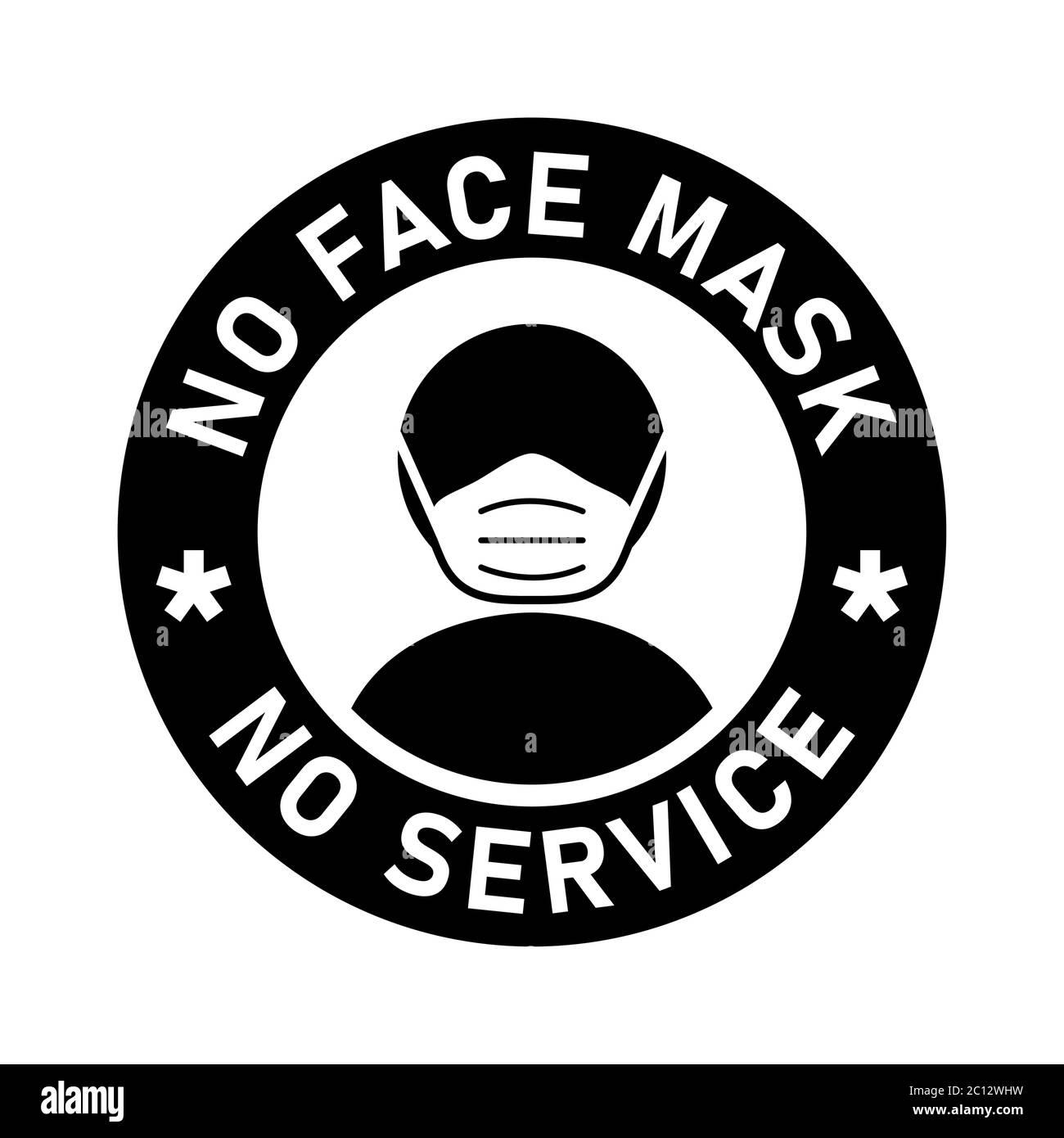 Keep Your Distance 6 ft or 6 Feet 2 m or 2 Metres Stay Safe Round ...