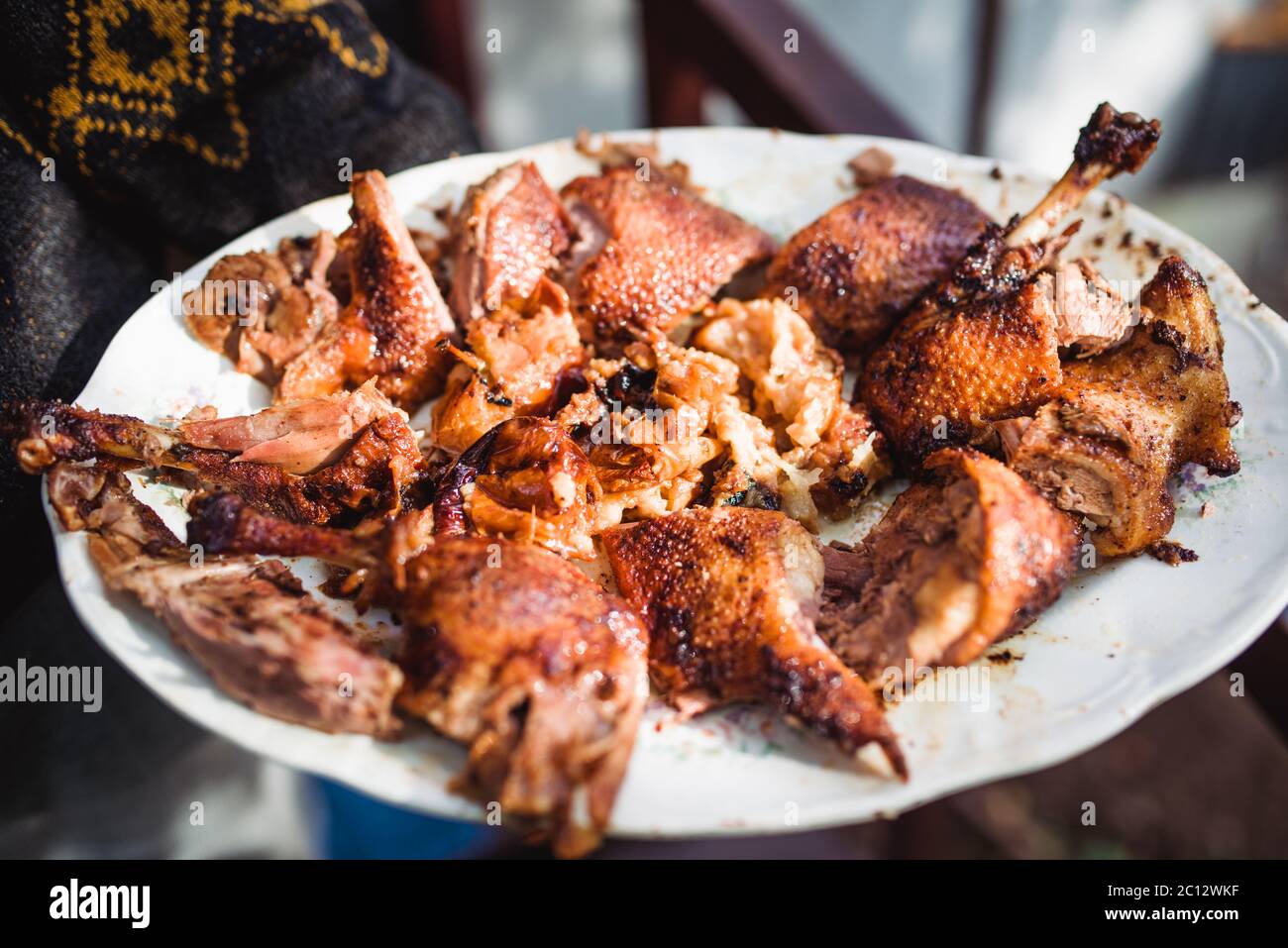 Mans hand cooking dinner hi-res stock photography and images - Alamy