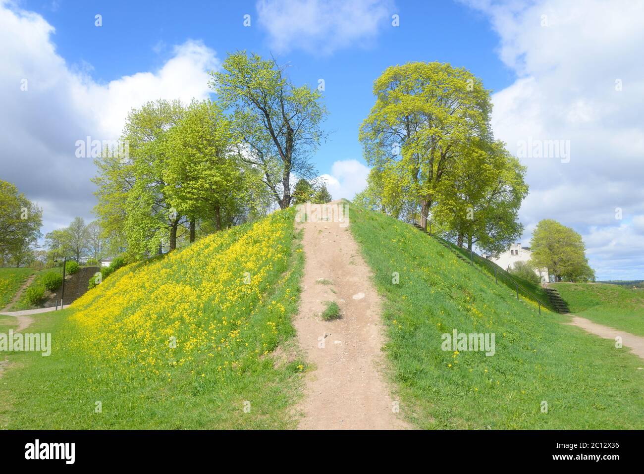 Landscape in park in the fortress of Lappeenranta Stock Photo - Alamy