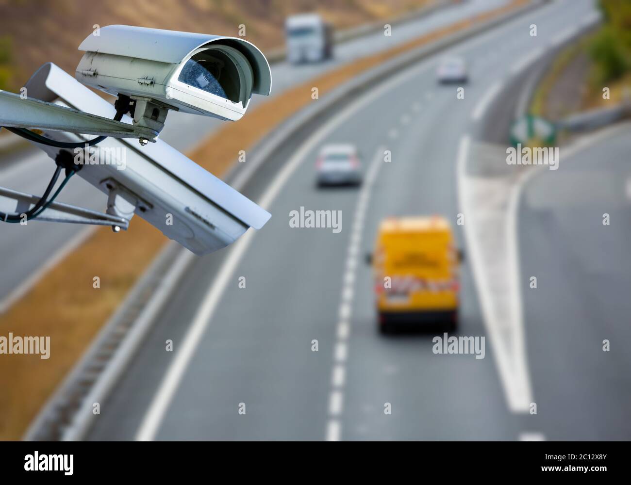 CCTV system on the road Stock Photo - Alamy
