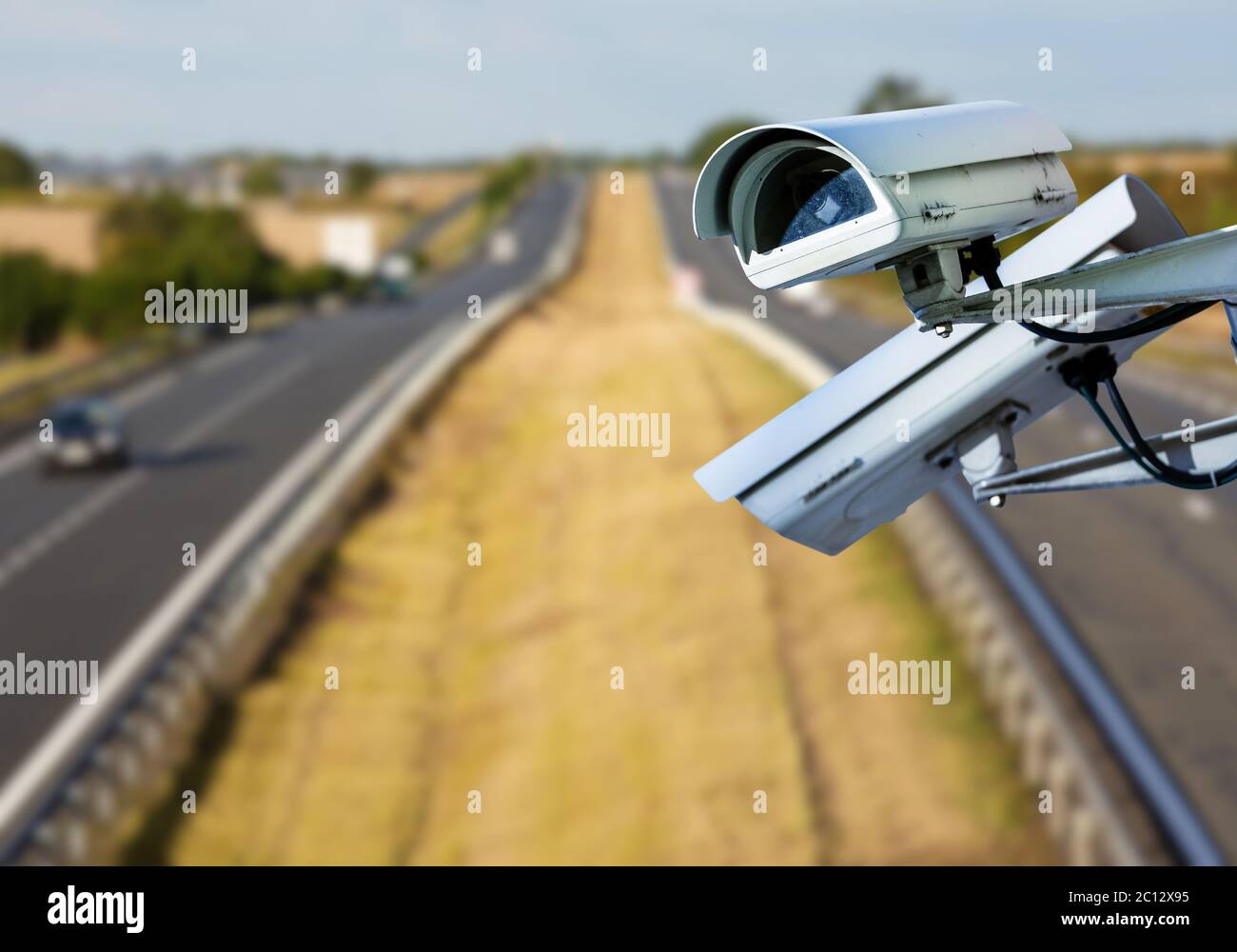 CCTV system on the road Stock Photo - Alamy