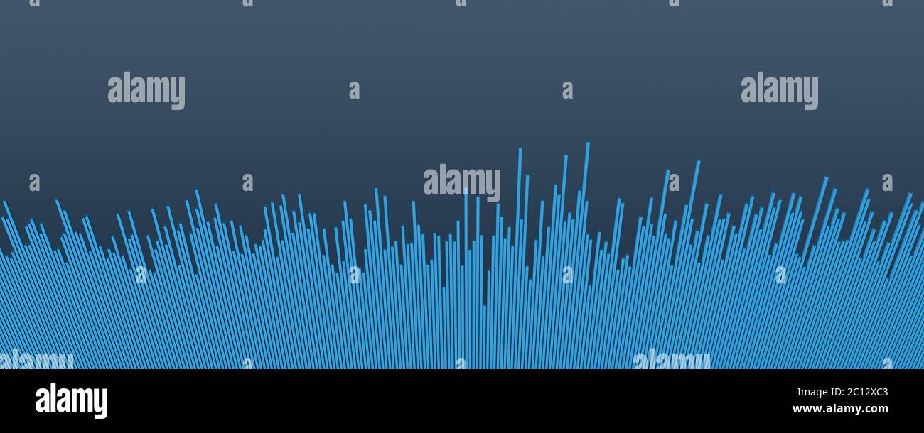 Continuous horizontal block diagram - 3d illustration Stock Photo - Alamy