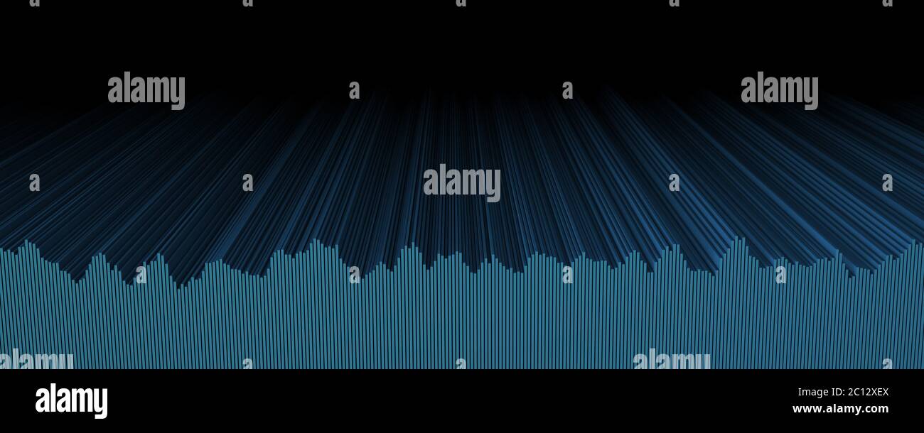 Continuous horizontal block diagram - 3d illustration Stock Photo - Alamy