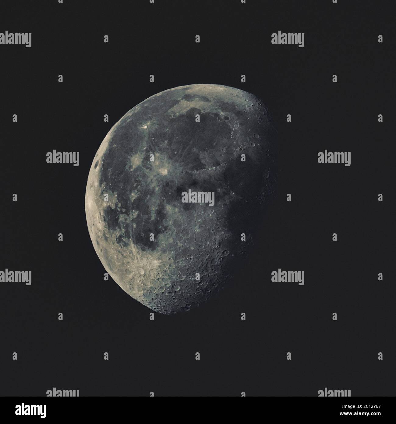 Moon Details, close-up Stock Photo - Alamy