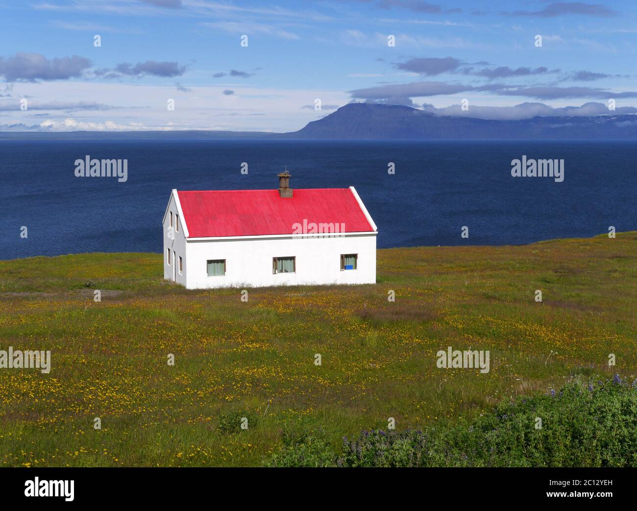 Landscape lonely house on hi-res stock photography and images - Alamy