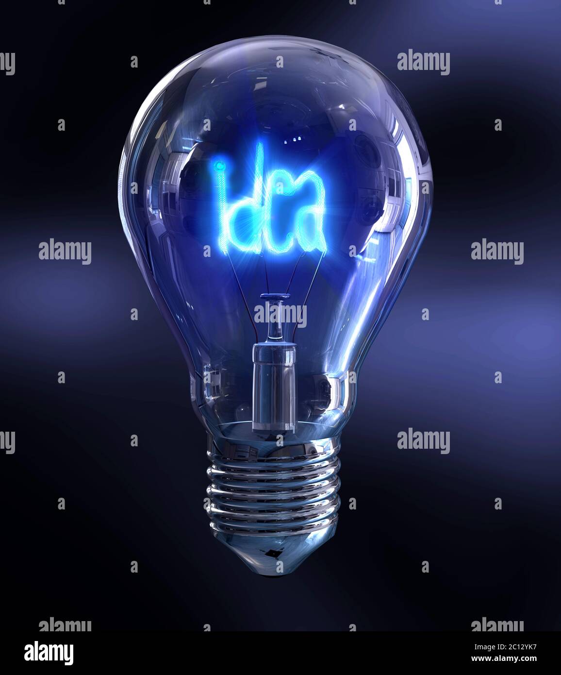 Light bulb filament word hi-res stock photography and images - Alamy