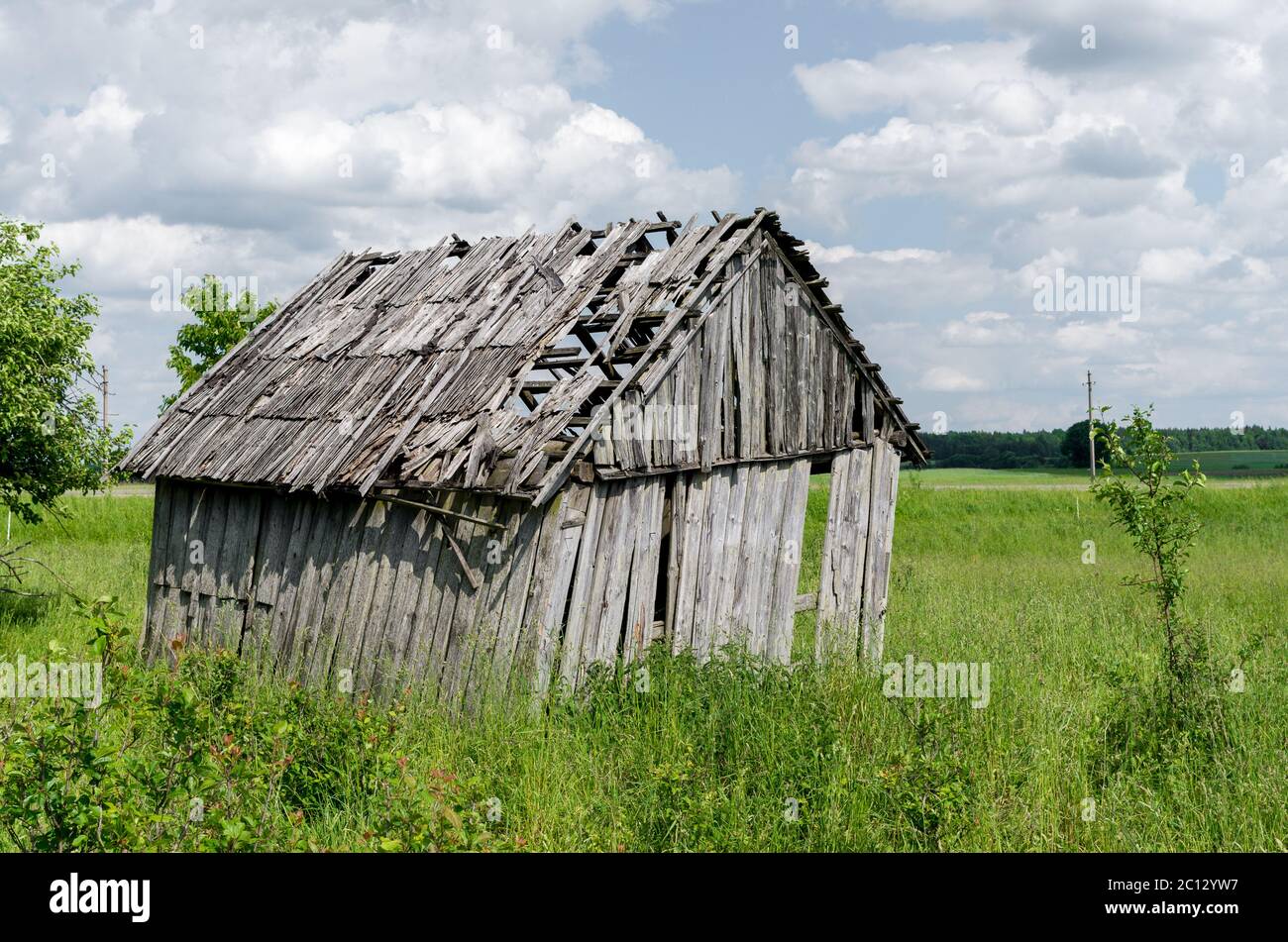 An old abandoned barn in rural depths Stock Photo - Alamy