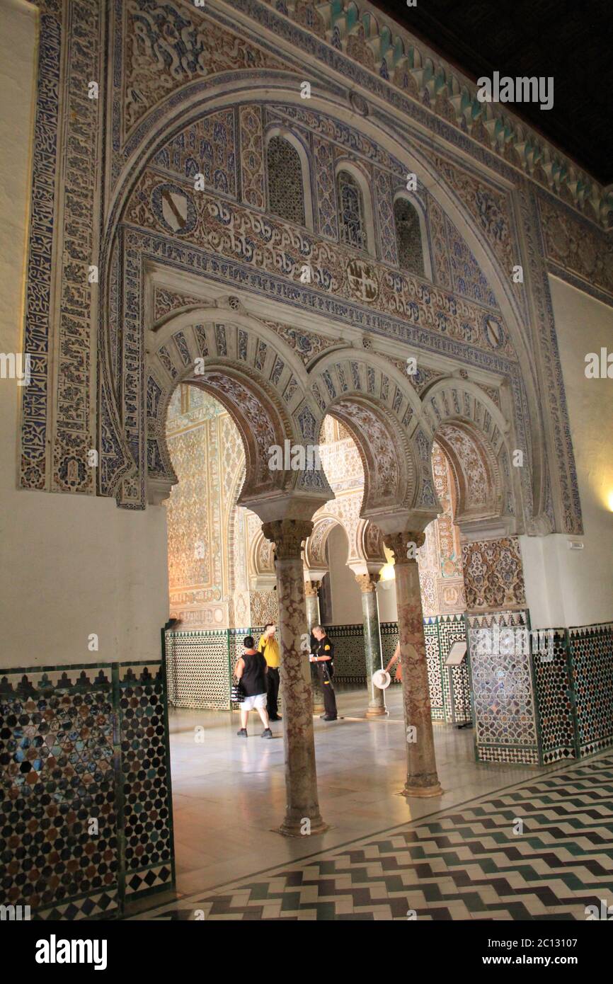 Royal Alcázar of Seville, Spain Stock Photo - Alamy