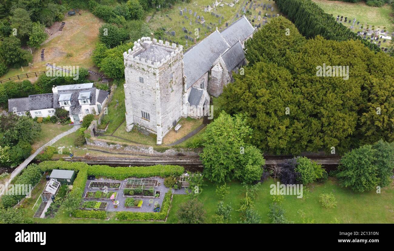 View of st brynachs church hi-res stock photography and images - Alamy
