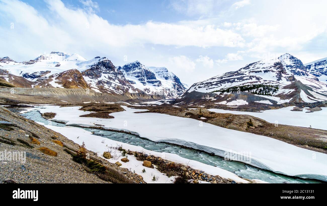 Snow dome glacier columbia icefield hi-res stock photography and images ...