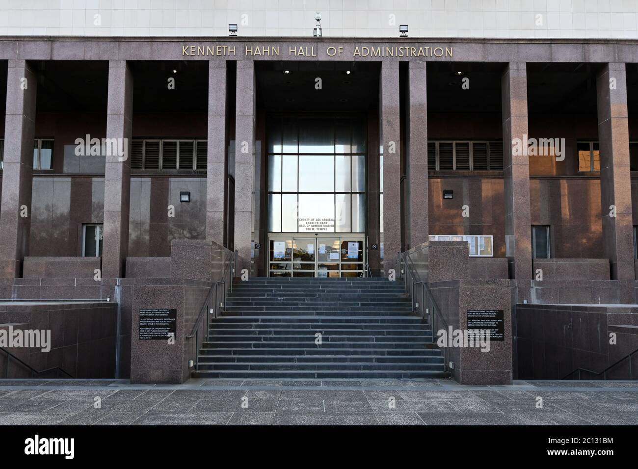 Los Angeles, United States. 10th June, 2020. The Kenneth Hahn Hall of ...