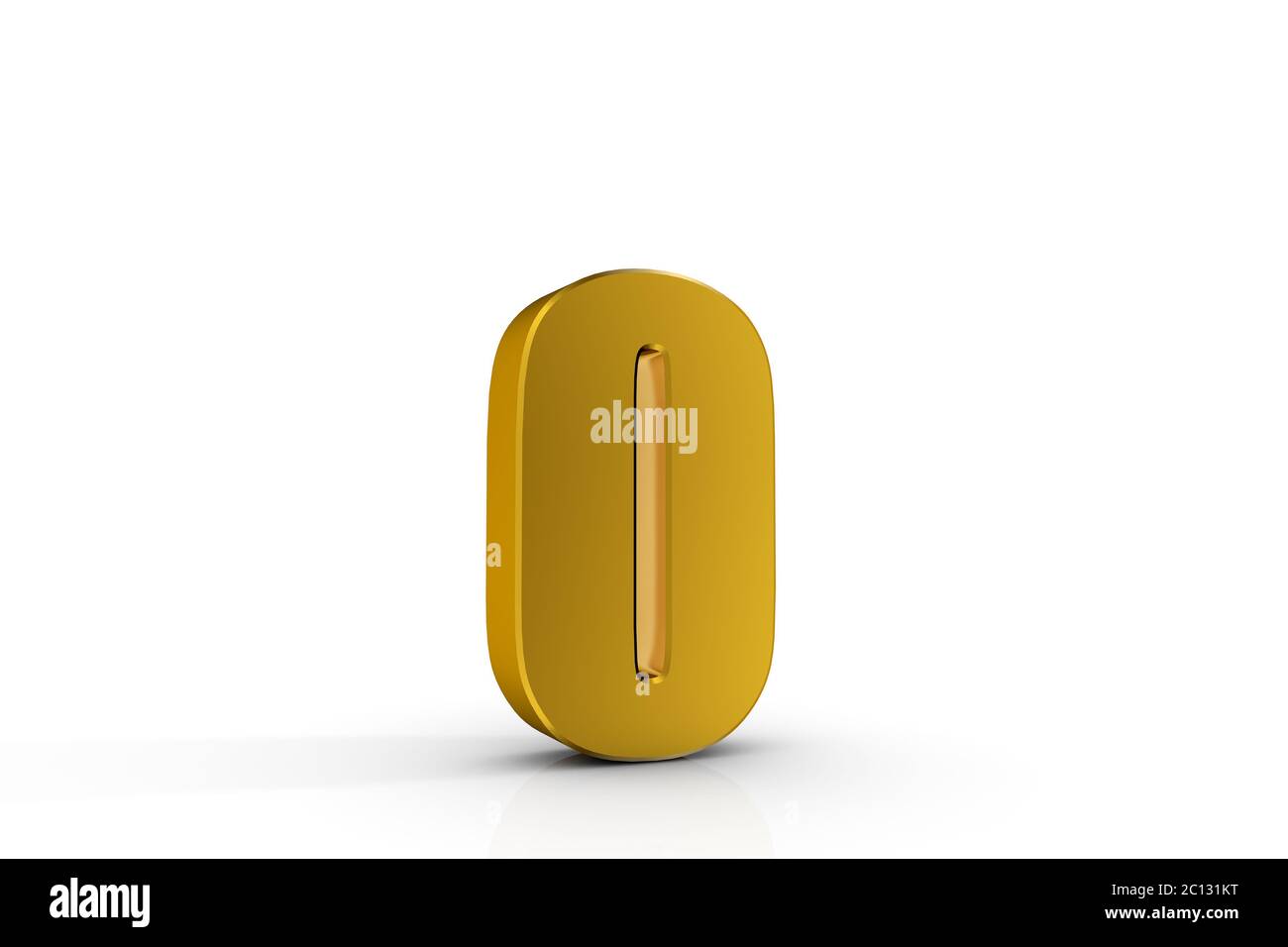 3d illustration number 0 Stock Photo - Alamy