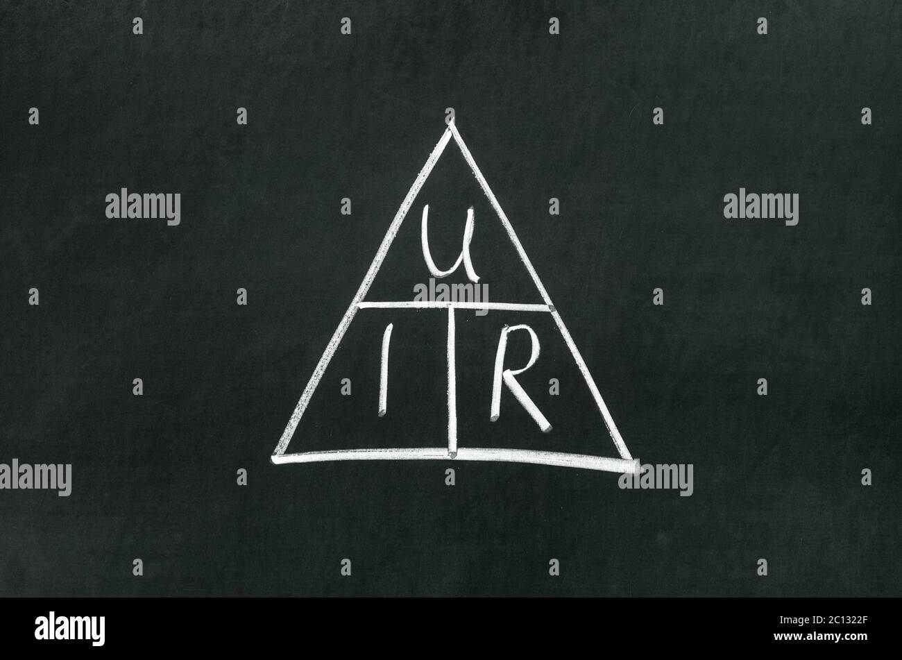 Ohm's law triangle hi-res stock photography and images - Alamy