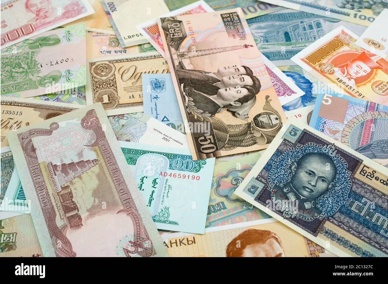 Currency of different countries hi-res stock photography and images - Alamy