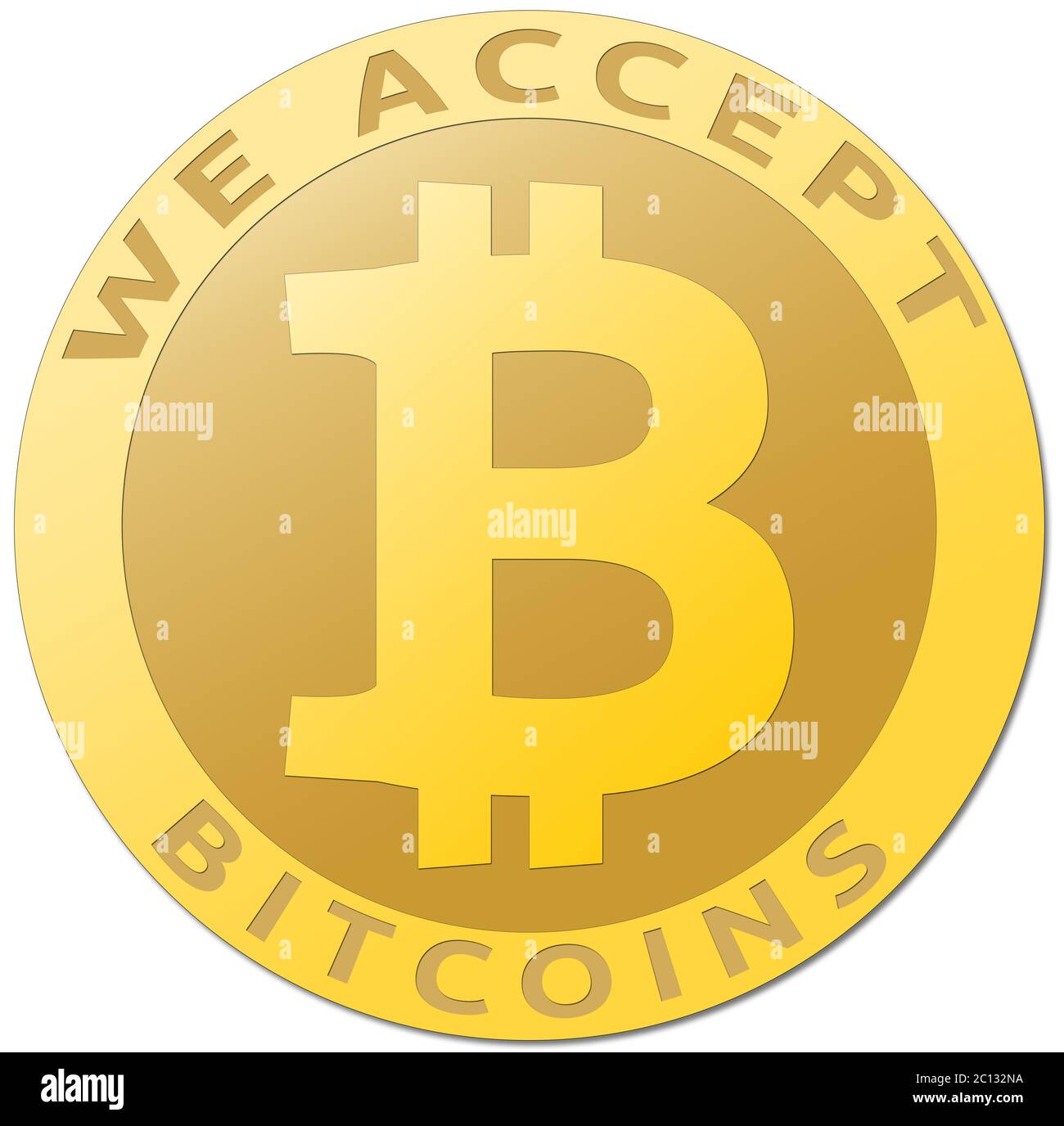 Bitcoin accepted Cut Out Stock Images & Pictures - Alamy