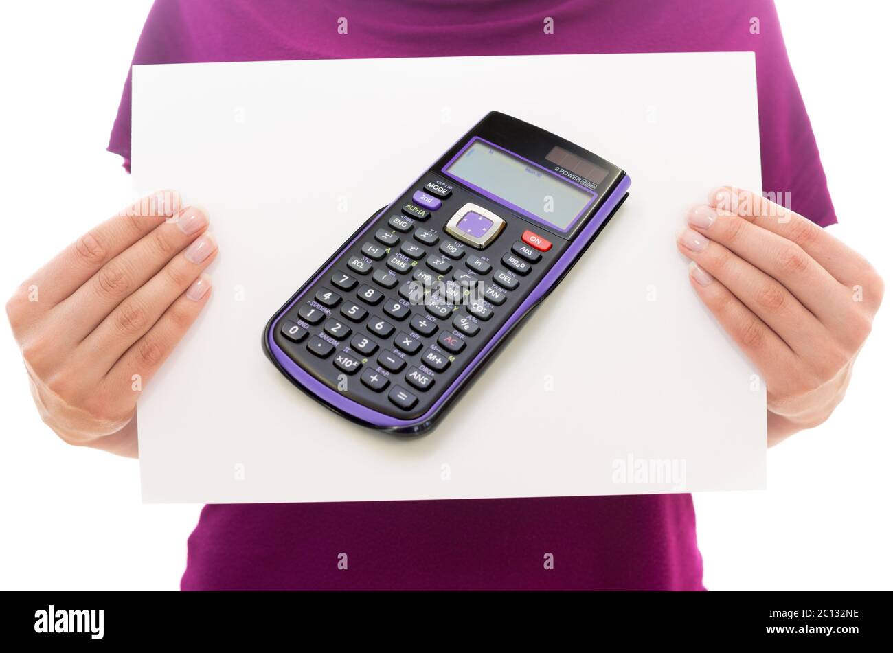 Computer spreadsheet calculator hi-res stock photography and images - Alamy