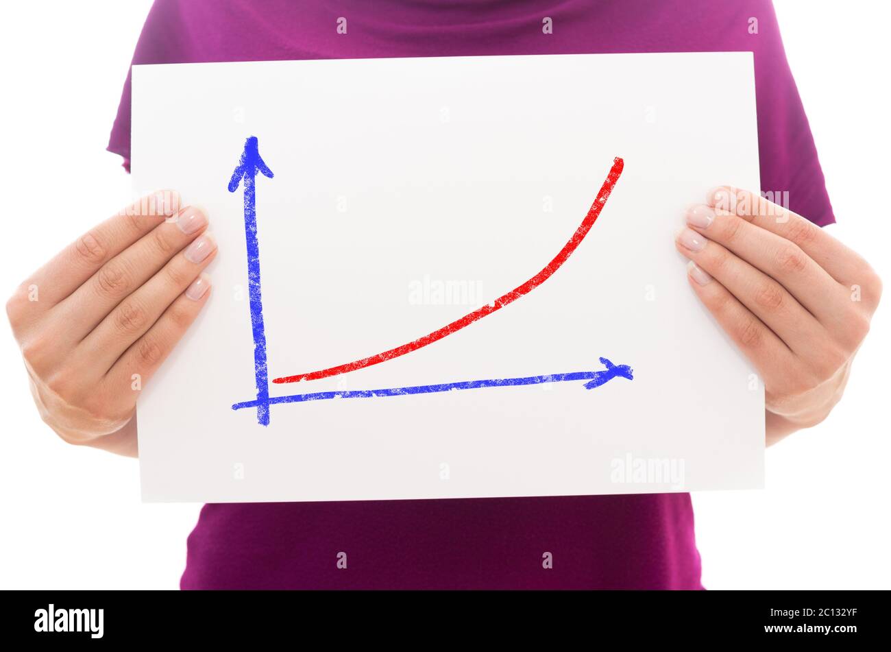 Person with graph paper hi-res stock photography and images - Alamy