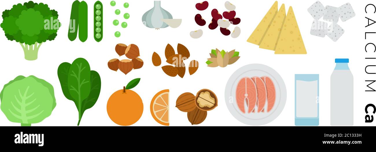 Calcium rich foods hi-res stock photography and images - Alamy