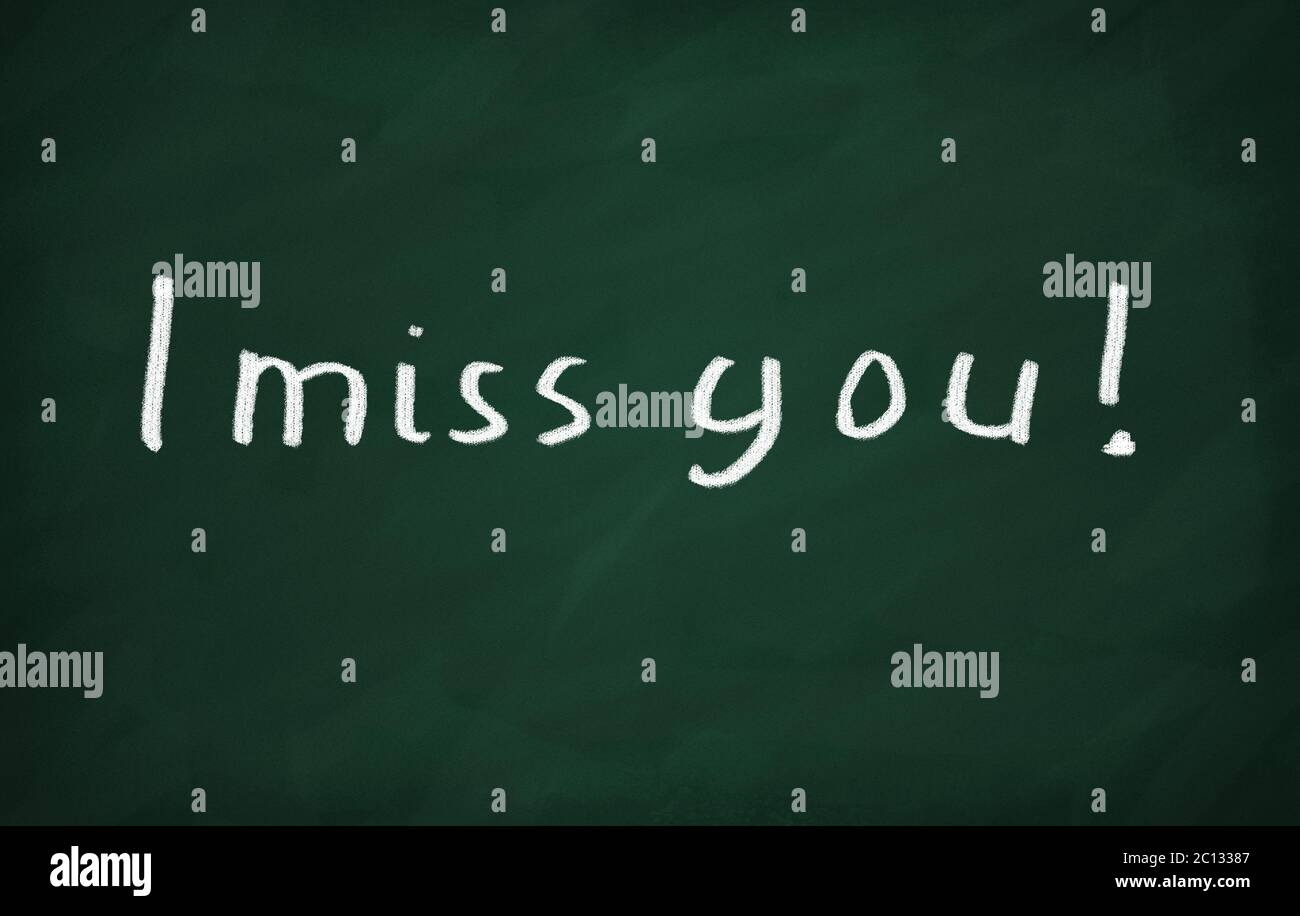 Miss you message hi-res stock photography and images - Alamy