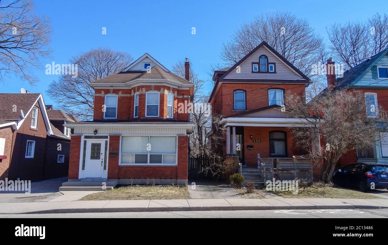 Waterfalls in the Canadian city of Hamilton, Ontario. Incredible forest ...