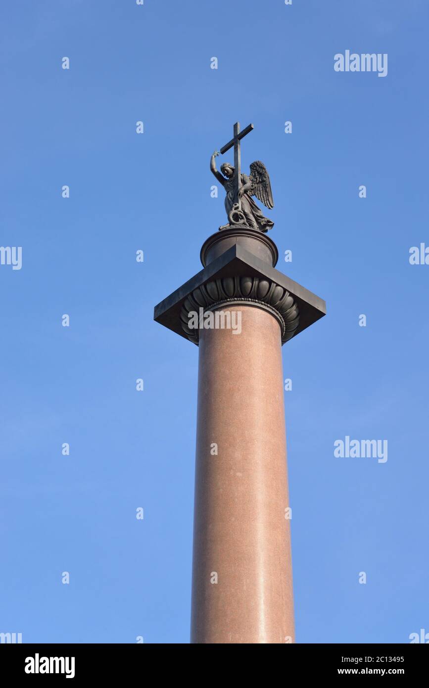 Alexander column angel cross hi-res stock photography and images - Alamy