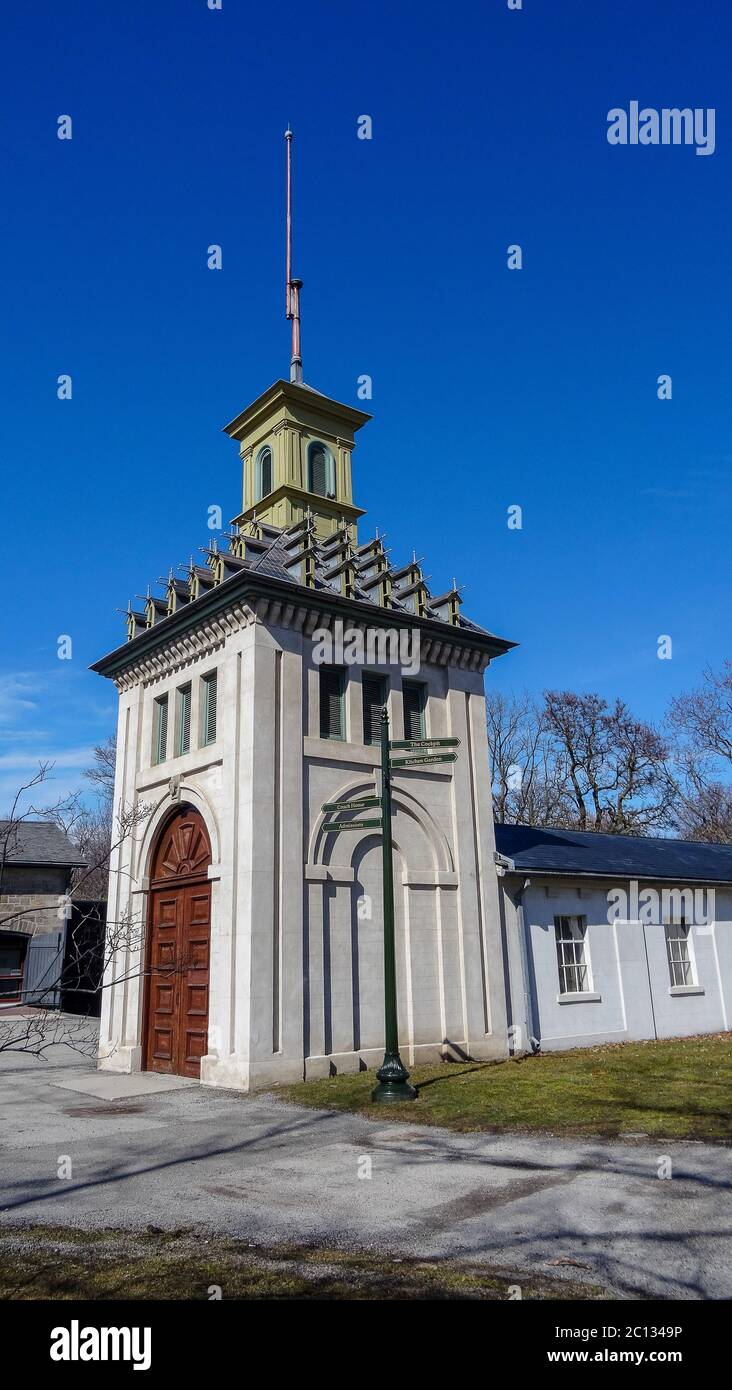 Waterfalls in the Canadian city of Hamilton, Ontario. Incredible forest ...