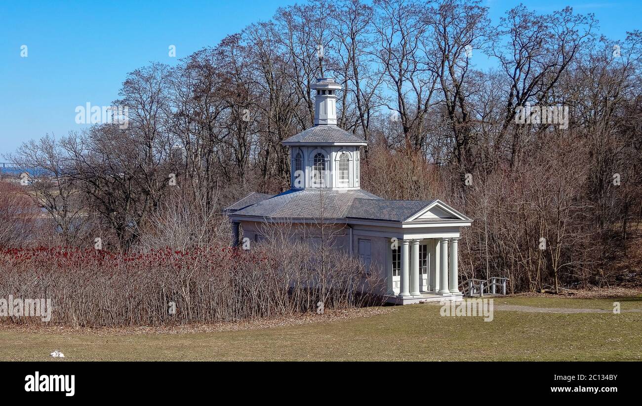 Waterfalls in the Canadian city of Hamilton, Ontario. Incredible forest ...
