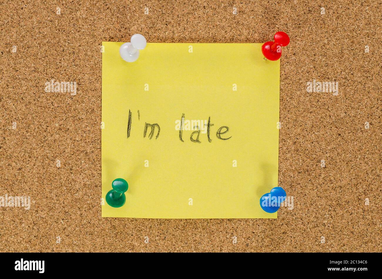 Late handwriting hi-res stock photography and images - Alamy