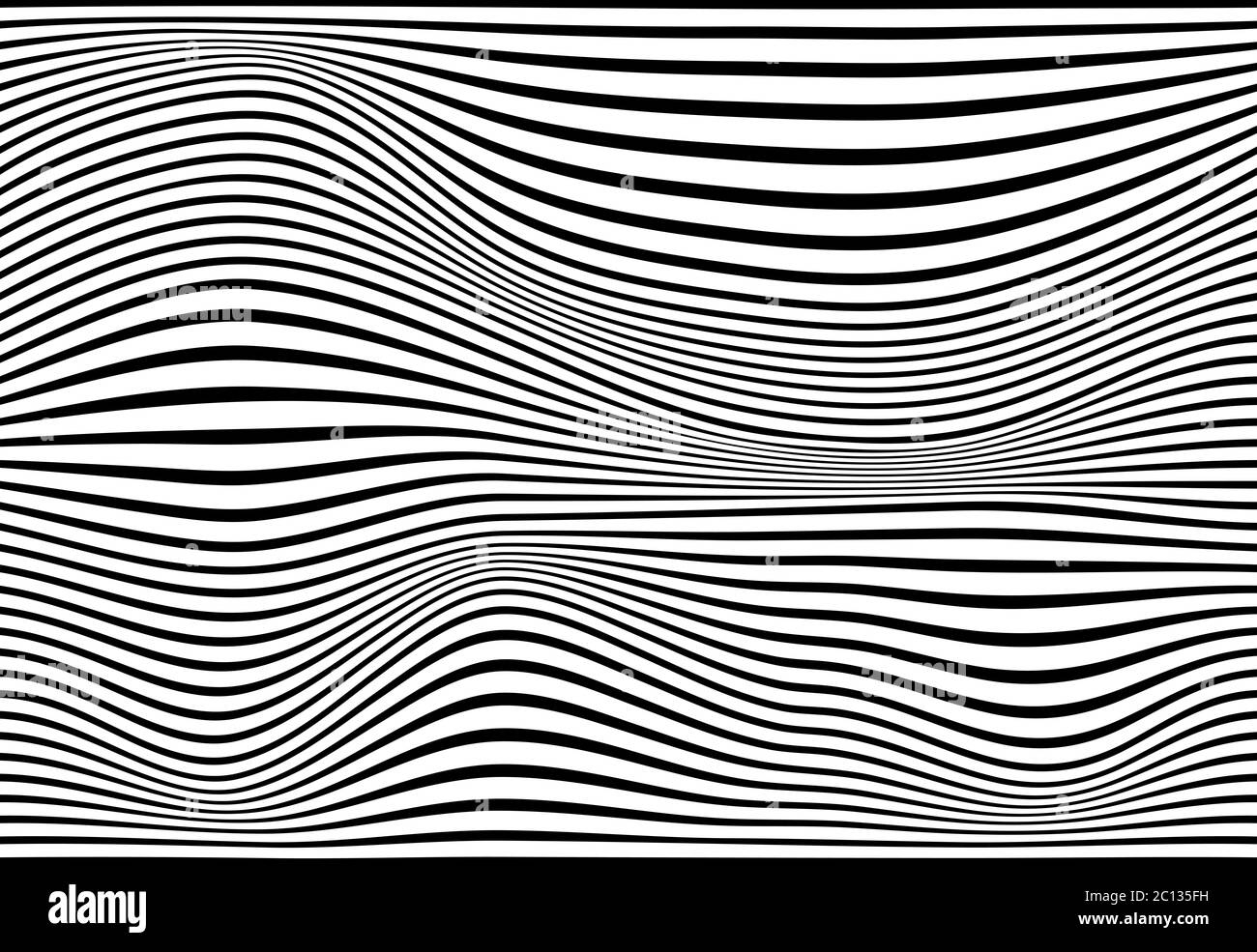 Striped abstract background. black and white zebra print. illustration ...