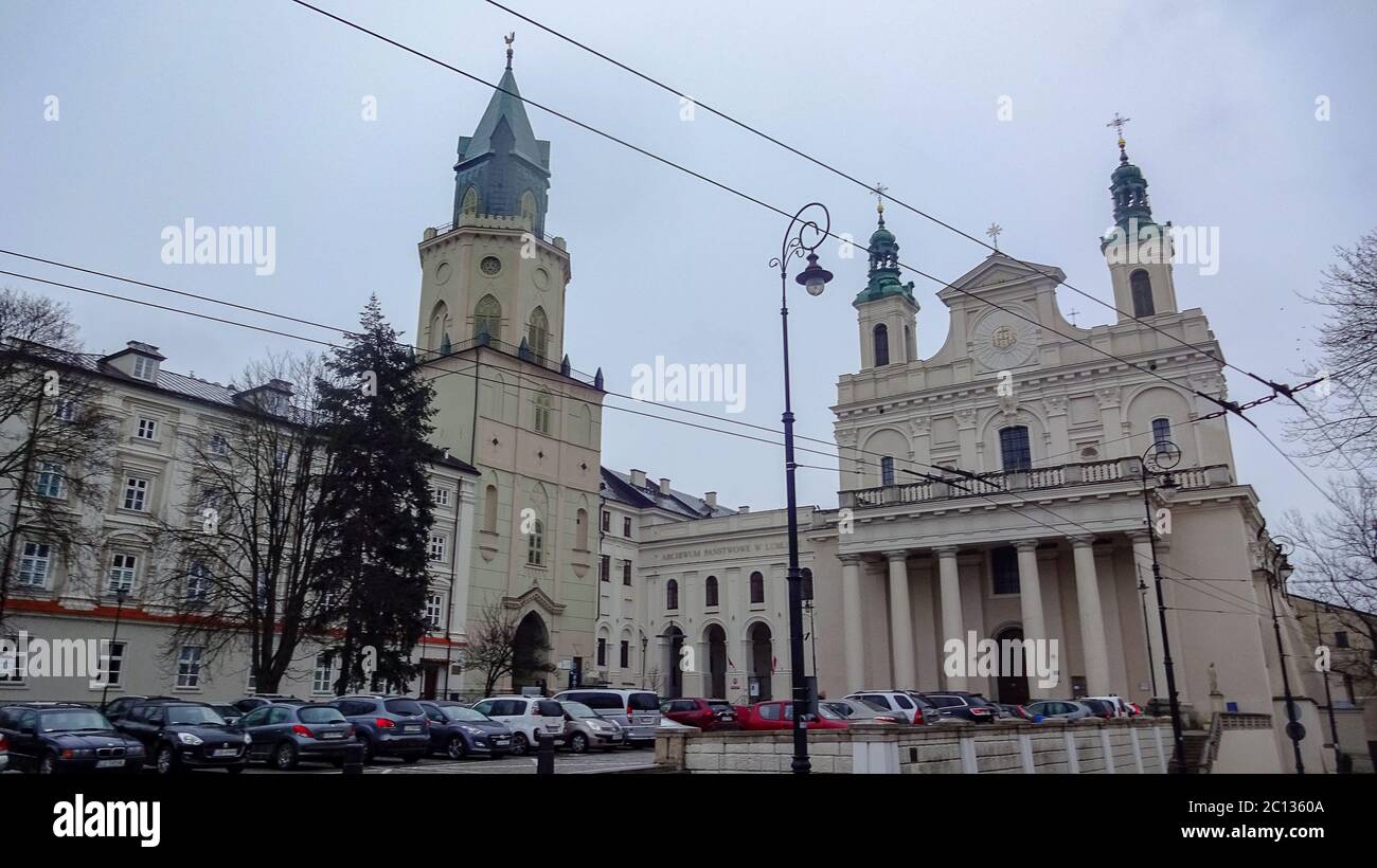 Lublin is a famous city in Poland, Eastern Europe. Wonderful streets ...