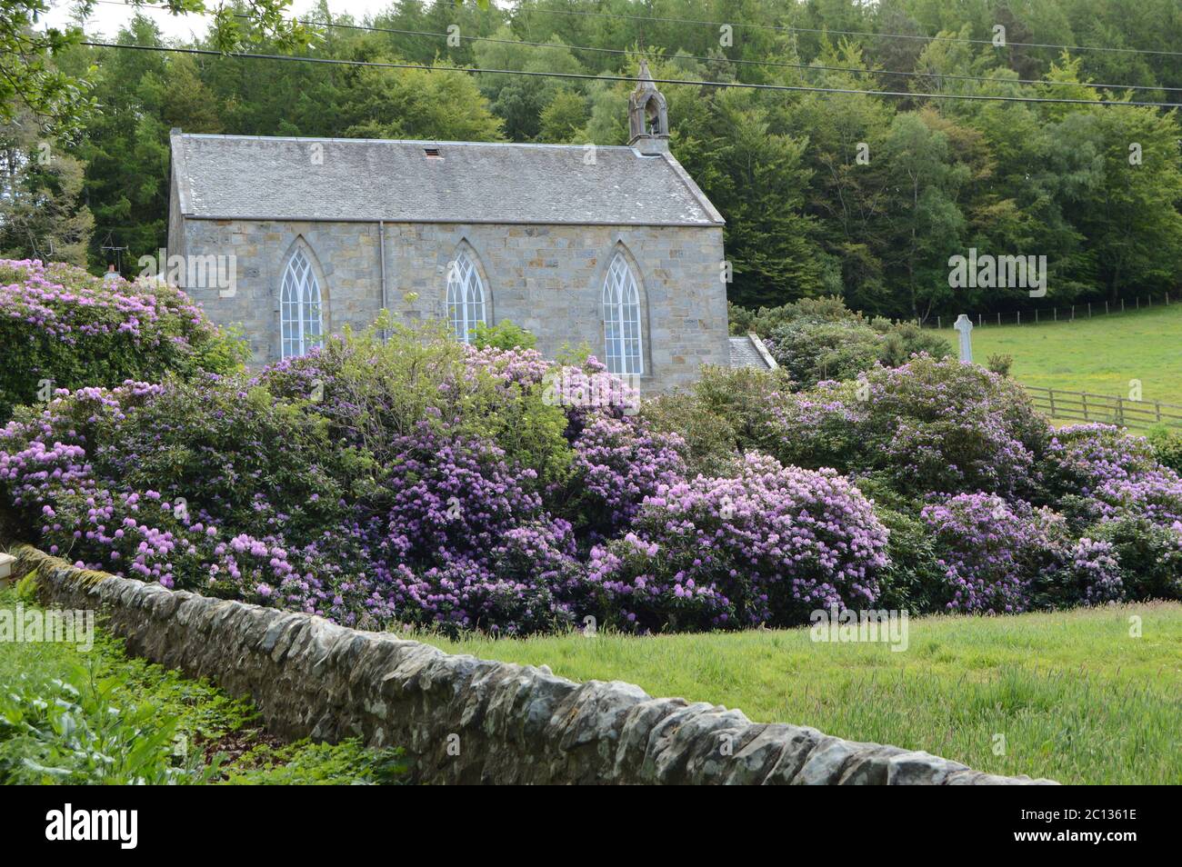 Kemback Parish Church, built 1814 in Gothic style Stock Photo - Alamy