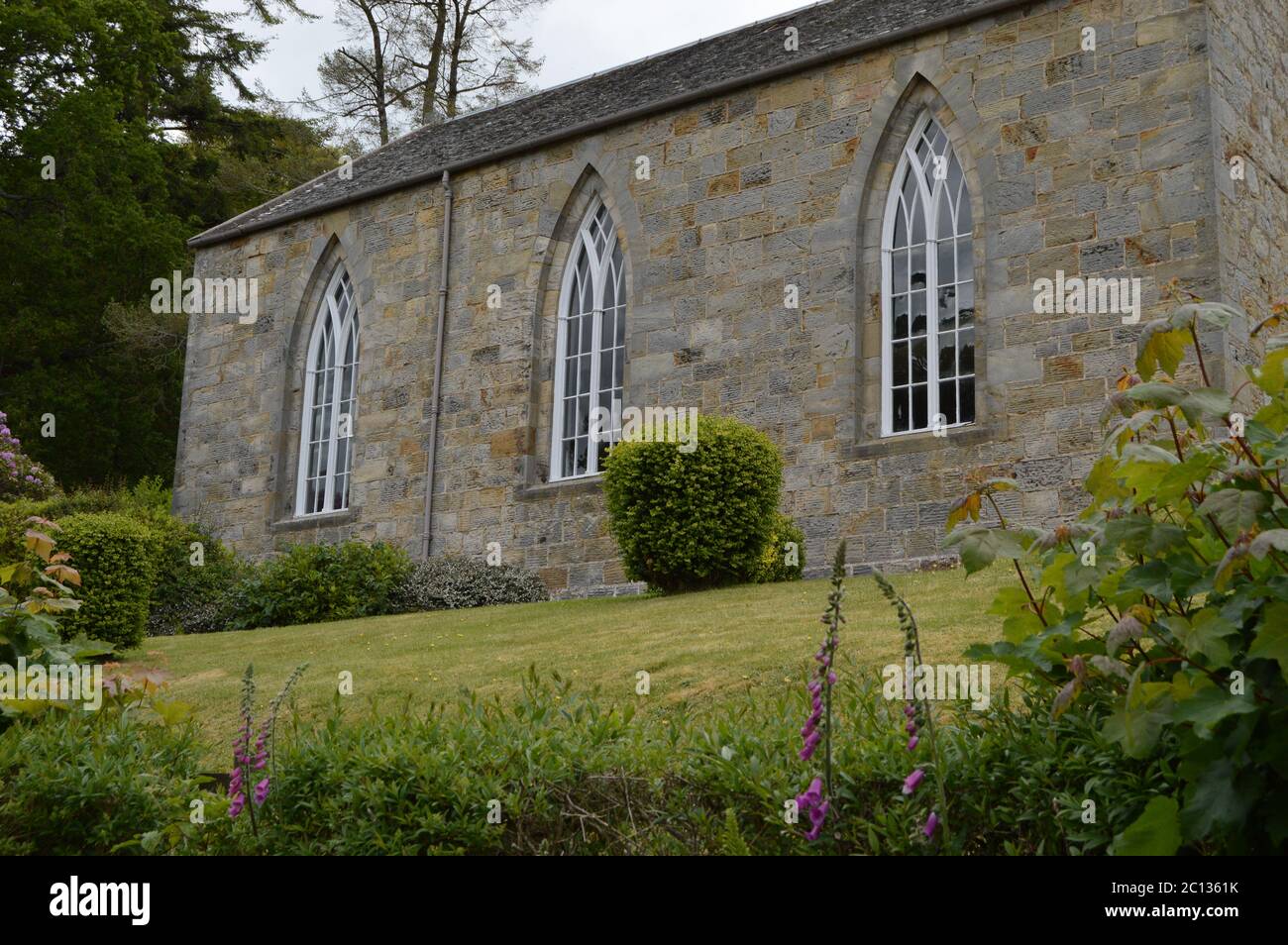 Kemback Parish Church, built 1814 in Gothic style Stock Photo - Alamy