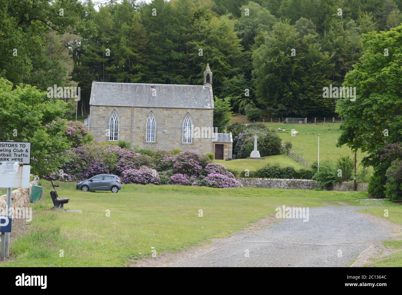 Kemback Parish Church, built 1814 in Gothic style Stock Photo - Alamy