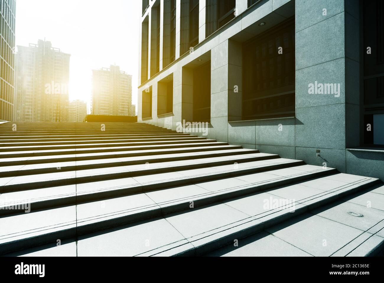 Office building downtown between hi-res stock photography and images ...