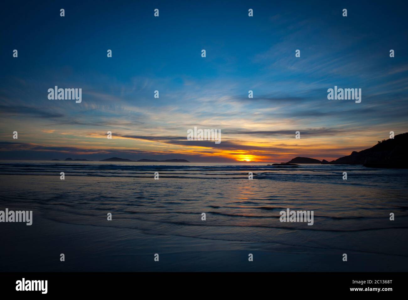 Sunset at Squeaky Beach at Wilsons Prom - so named because it squeaks ...