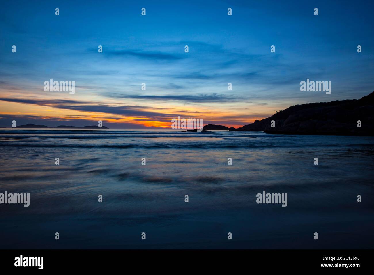 Sunset at Squeaky Beach at Wilsons Prom - so named because it squeaks ...