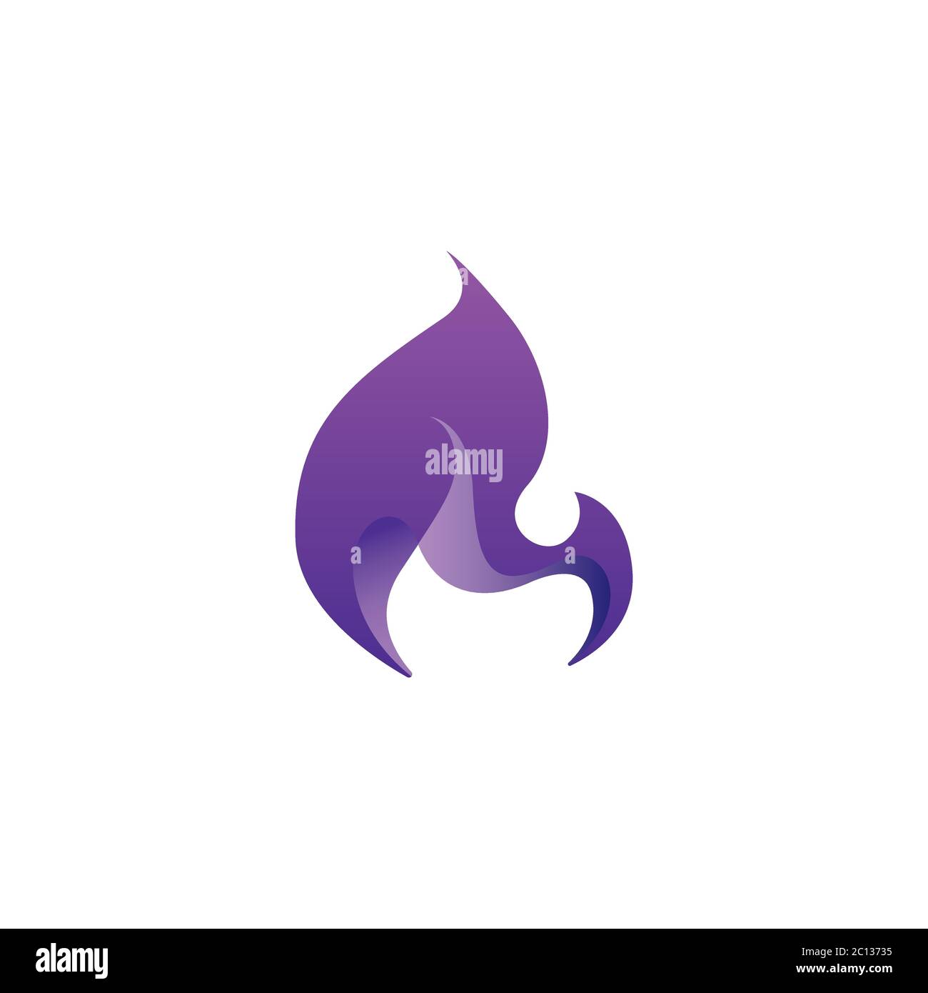 Fire flame logo template vector icon oil hi-res stock photography and ...