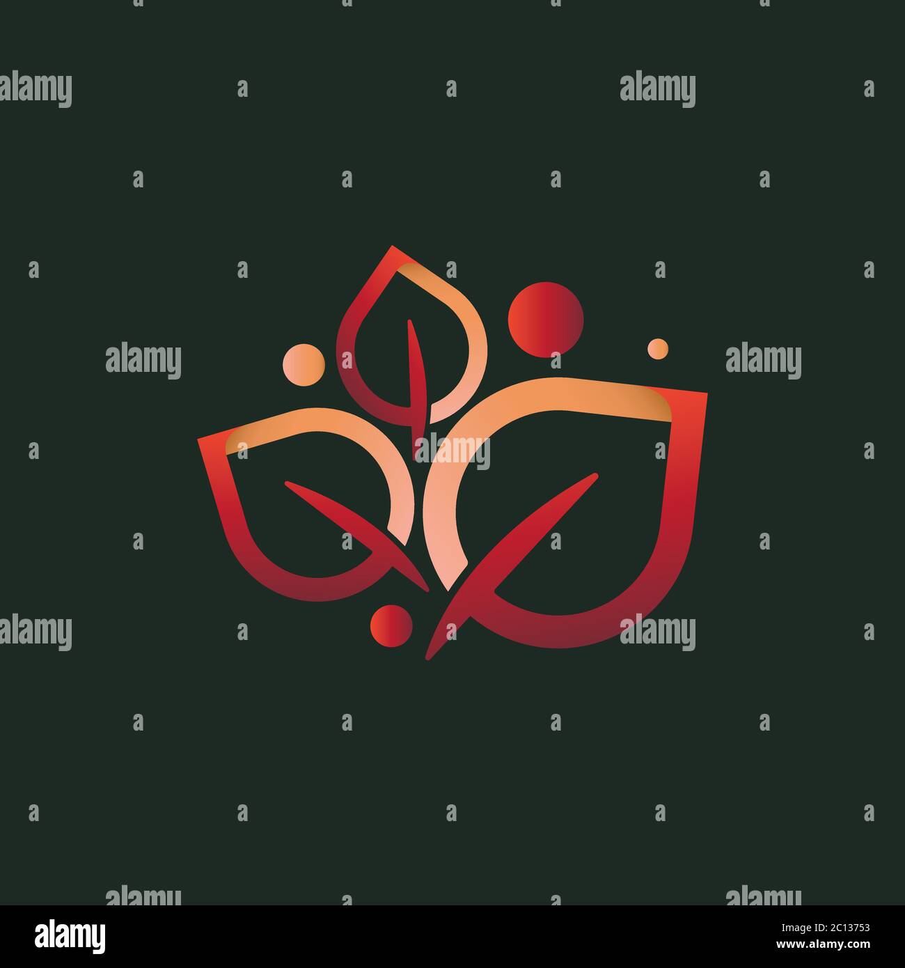 Stylized leaf hi-res stock photography and images - Alamy