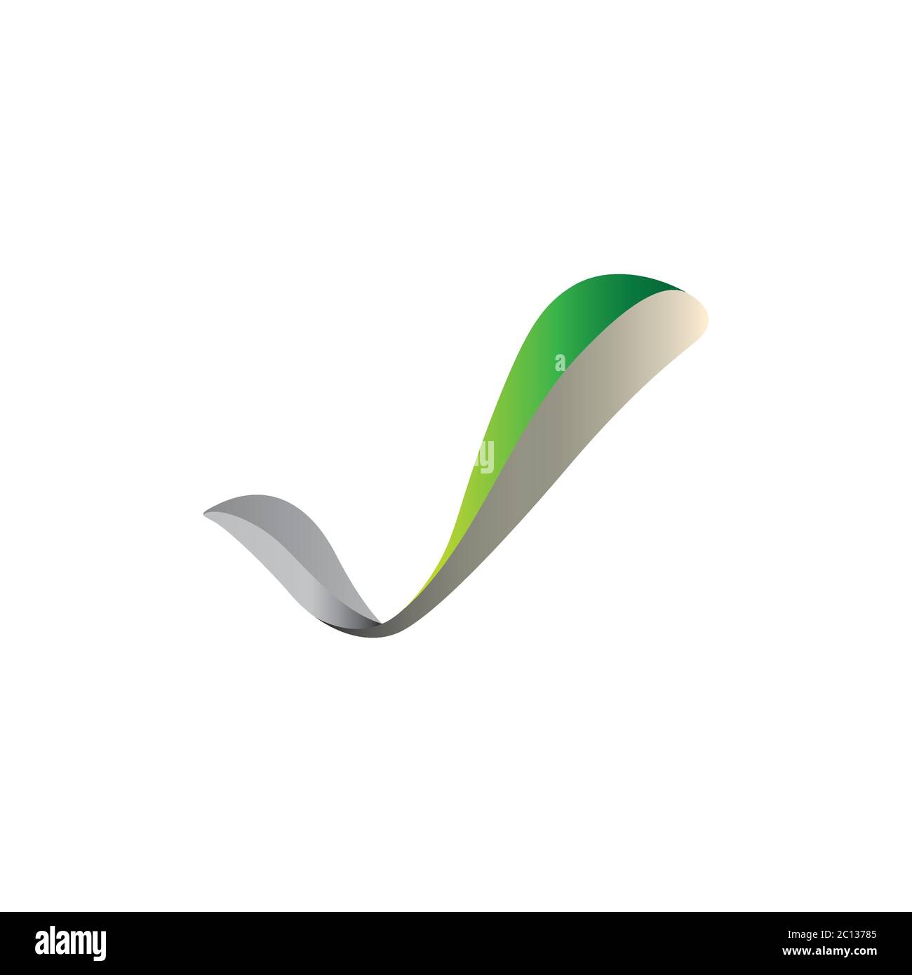 Letter w vector origami logo hi-res stock photography and images - Alamy