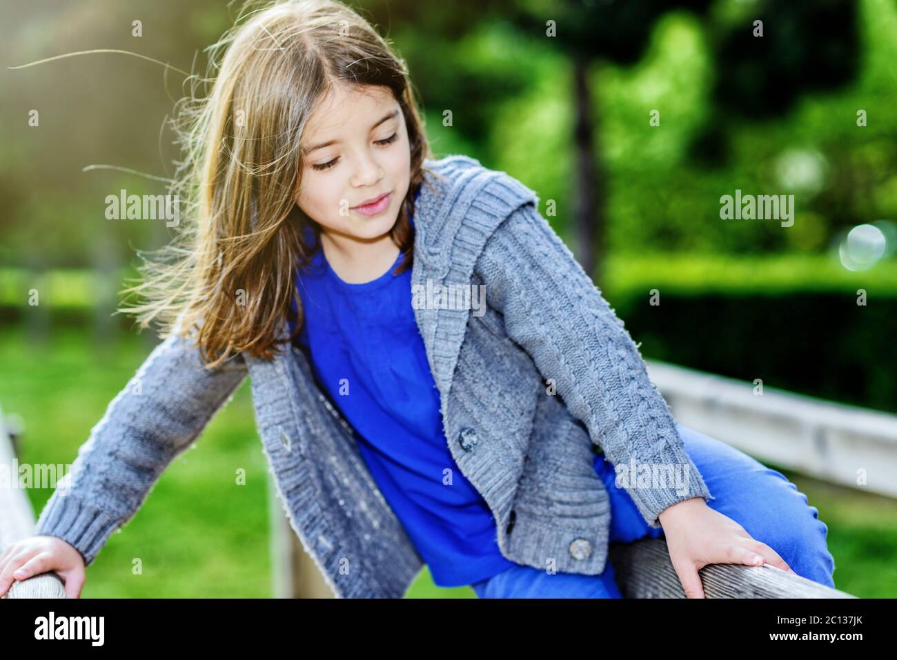 beautiful portrait of a child playing Stock Photo - Alamy