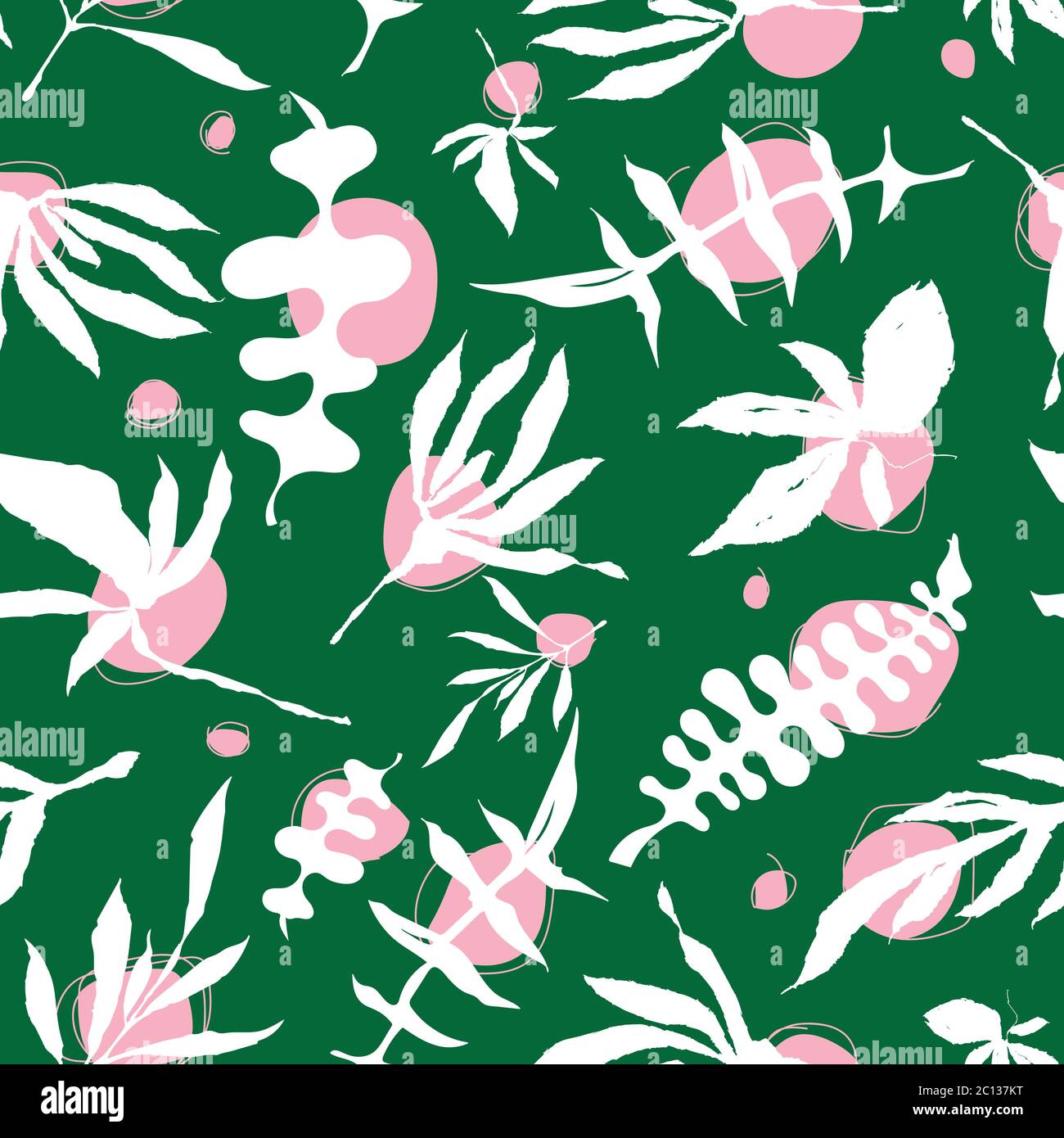 Repeating leaf motifs Stock Vector Images - Alamy